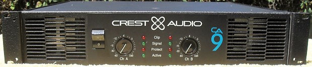 Crest CA9 Power Amplifier in very good working condition | Reverb