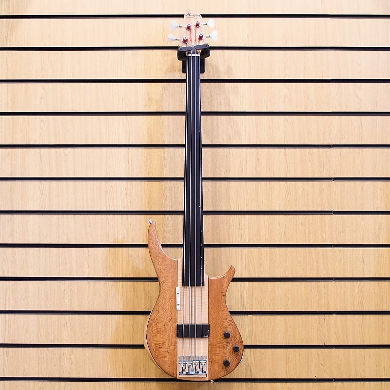 Manson Custom Build Fretless E Bass Natural | Reverb UK