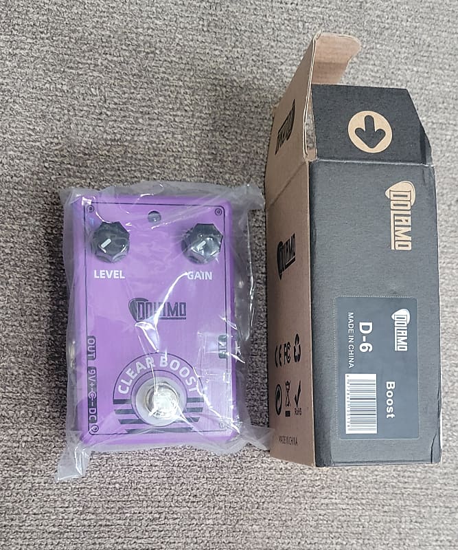Dolamo D6 Clear Boost Pedal 2020's - Metal | Reverb