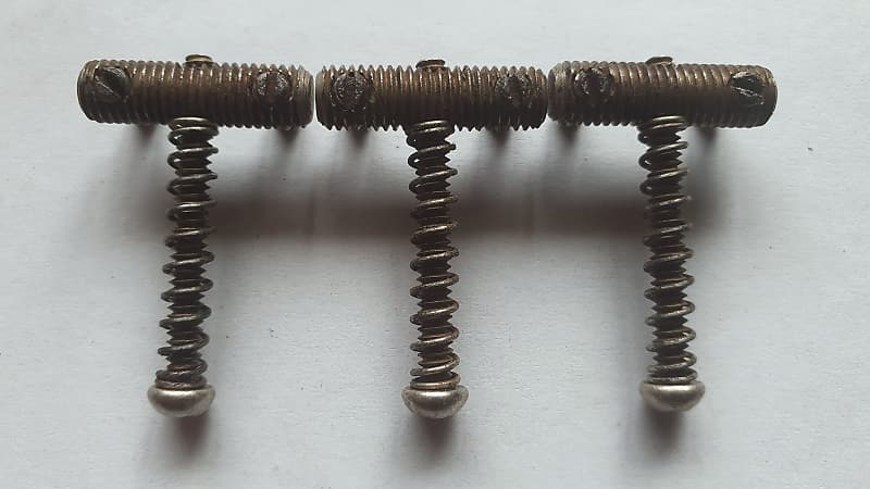 1960s Fender Telecaster Threaded Vintage Saddles | Reverb Canada