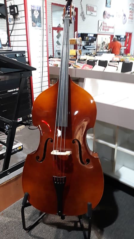 50/1 34 Three-Quarters Size Upright Bass with Case and French | Reverb