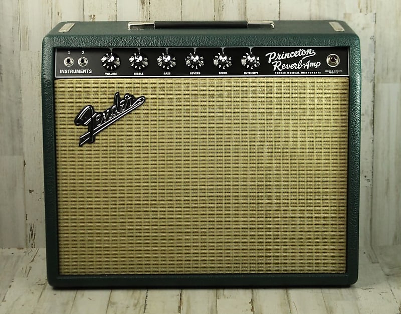 USED Fender Limited Edition '65 Princeton Reverb Brit Green | Reverb