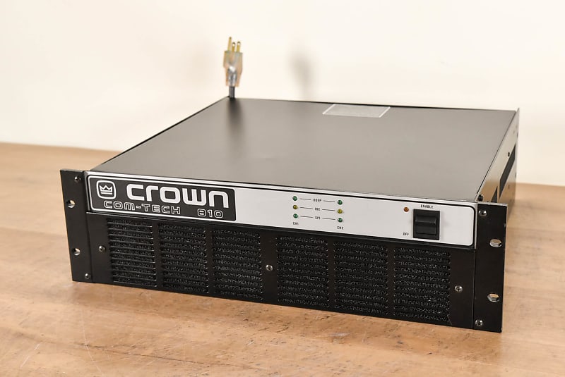 Crown Com-Tech 810 Two-Channel Power Amplifier (church owned) | Reverb