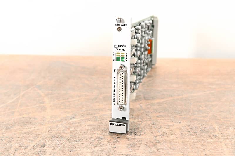 Studer Mic/Line In Card for D21m Modular I/O System CG01HDC | Reverb