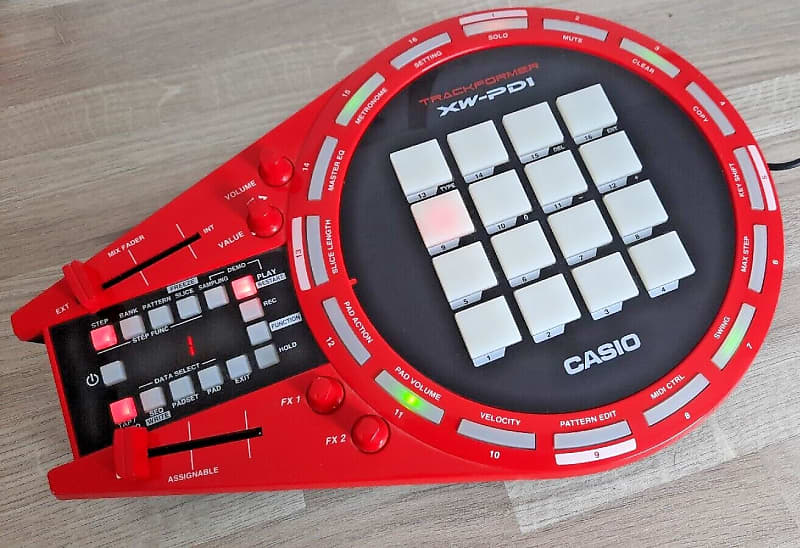 Casio Trackformer XW-PD1 Groove Center - Portable Synth, | Reverb