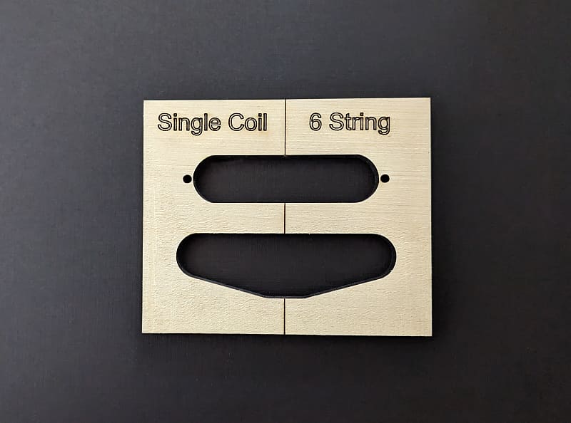 Single Coil Guitar Pick Up Routing Template (6,7 or 8 | Reverb UK