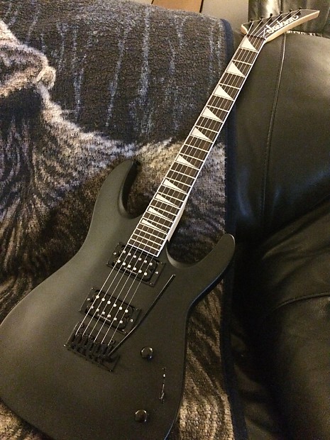 Jackson JS22 Dinky 2014 Matte Black | Reverb