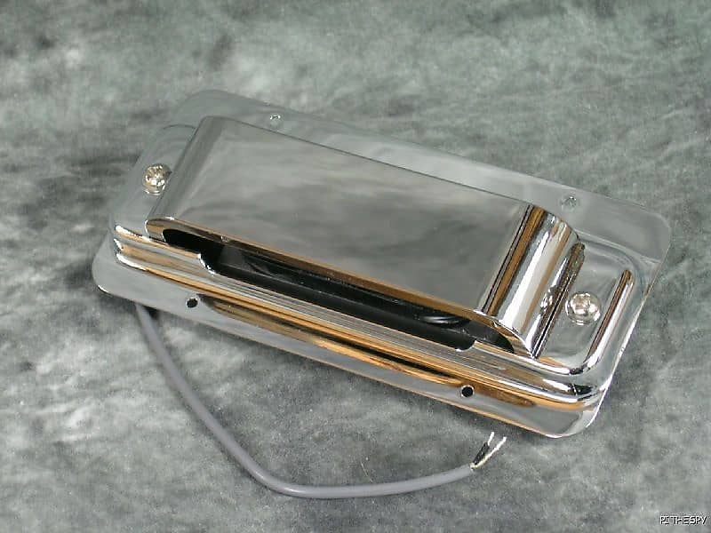 Rickenbacker 4003 Bass Guitar Chrome Bridge Pickup Ring Cover | Reverb