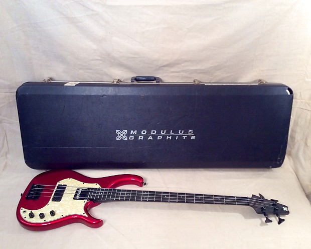 Used Modulus Graphite M92 Sweetspot Bass Guitar with Original | Reverb