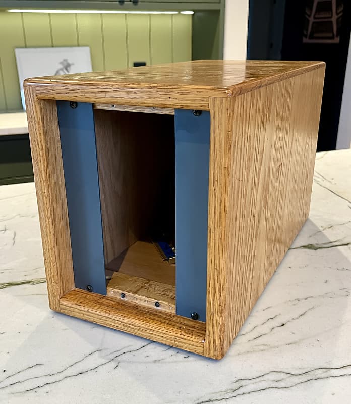 Neve 1073 / 1084 / 1066 2-Slot Custom Oak Rack (Empty) 2010s | Reverb