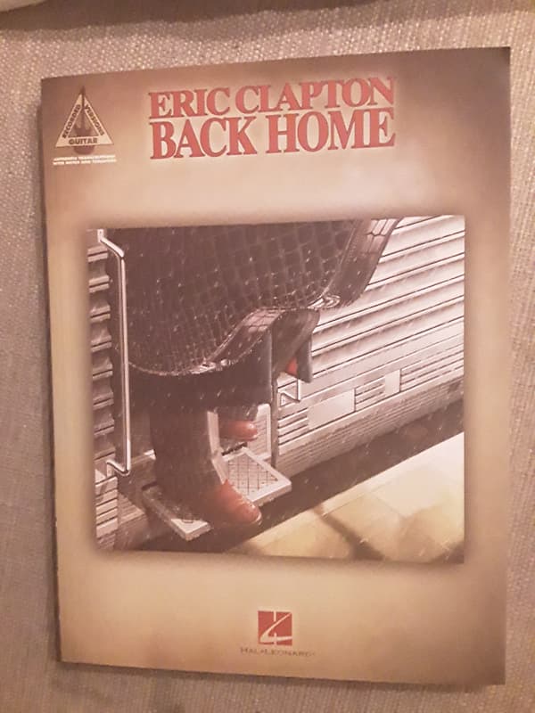 Songbook Eric Clapton Back Home Hal Leonard | Reverb