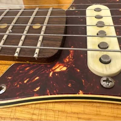 Partscaster Fender style Partscaster 2023 - Amber Nitro | Reverb