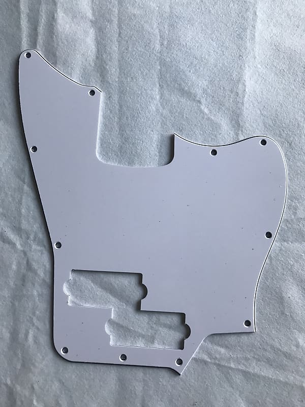 Custom For Squier Jaguar Bass Style Guitar Pickguard,3 Ply | Reverb