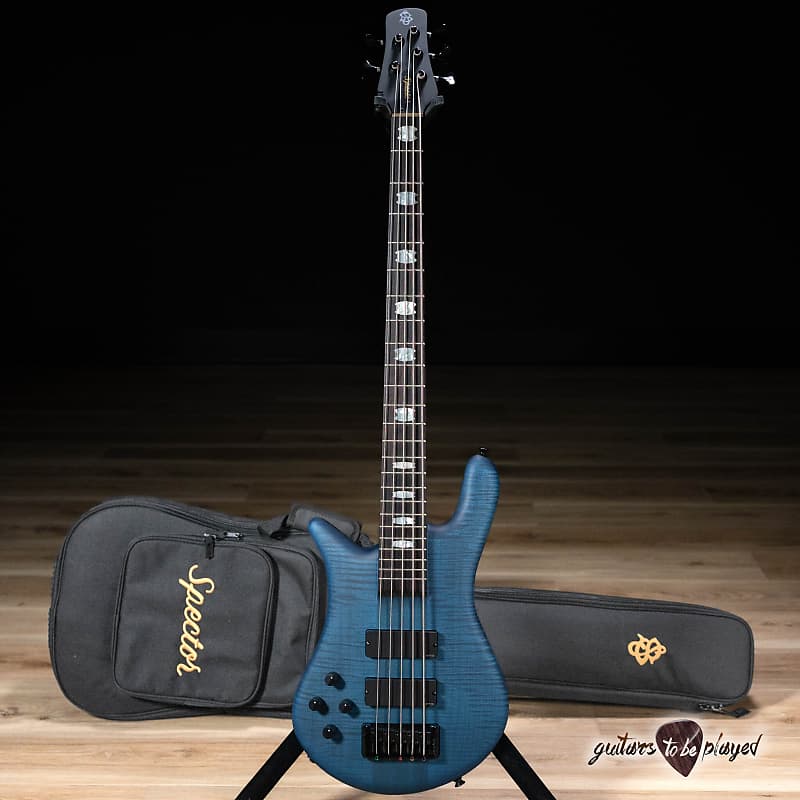 Spector Euro 5 LX 5-String Left-Handed Bass Guitar – Black & | Reverb