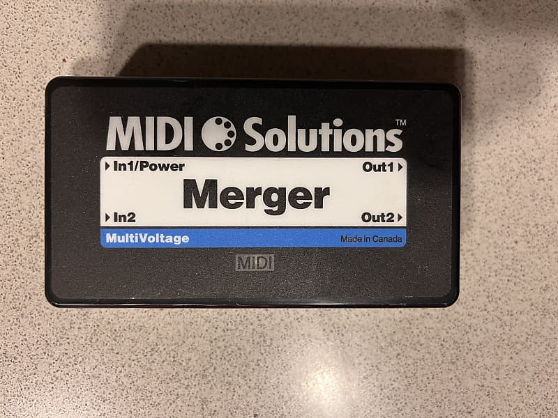 Midi Solutions MIDI Solutions Merger V2 2-Input MIDI Merger | Reverb