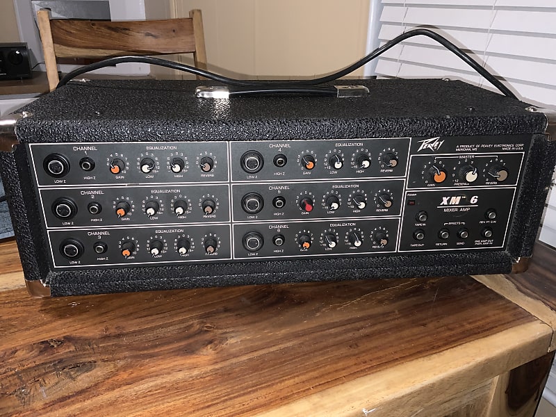Peavey XM-6 Six channel mixing amp | Reverb