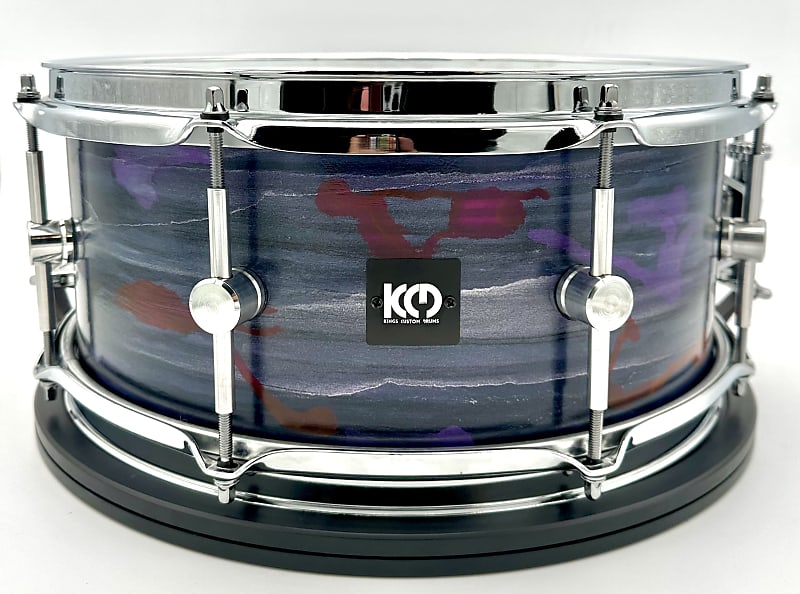 Kings Custom Drums Art With a Beat #2 2024 - Alcohol Ink with | Reverb