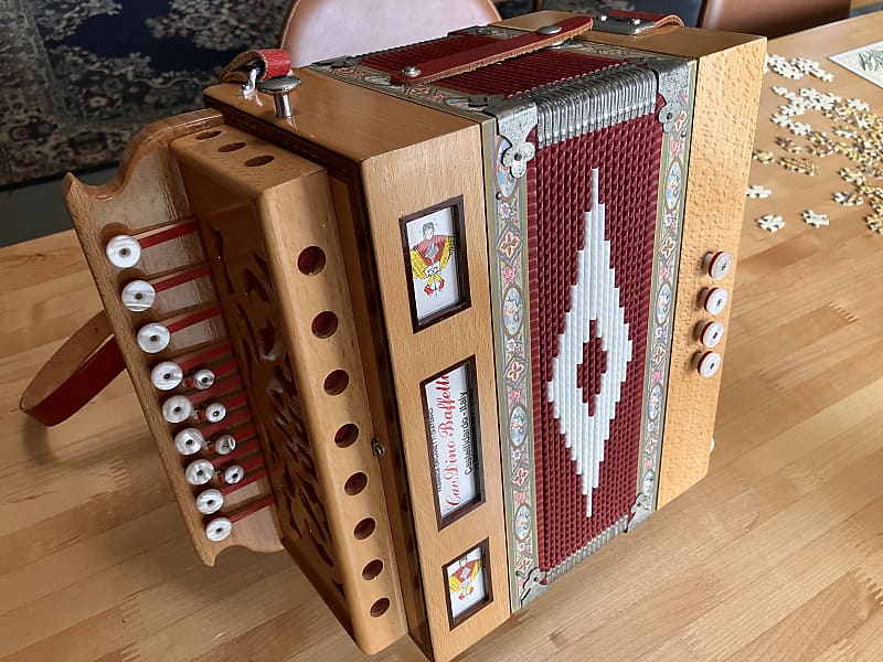 Dino Baffetti Diatonic Accordion Organetti Diatonici 2010's | Reverb