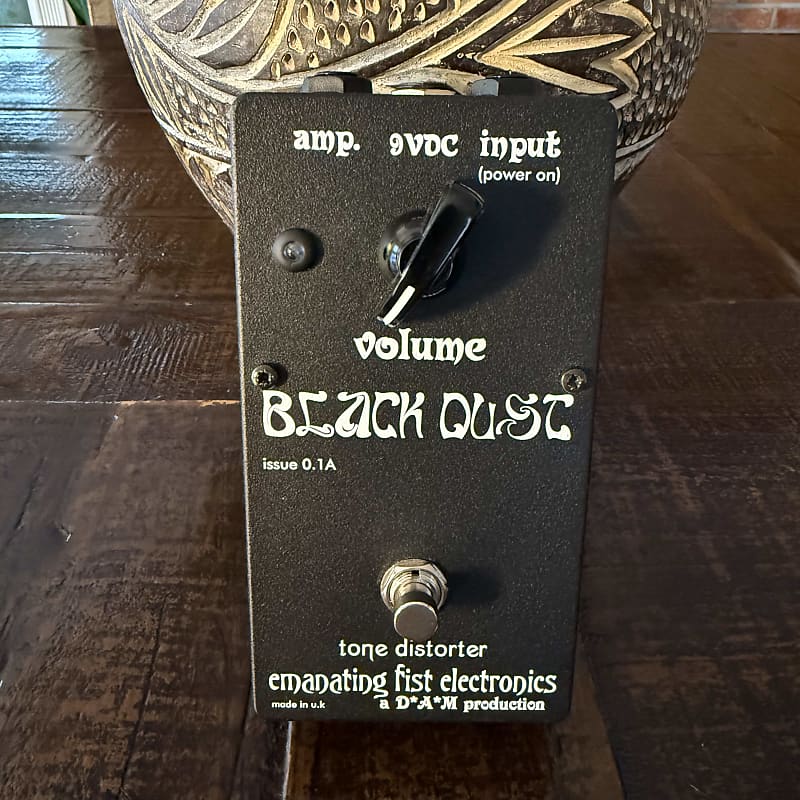 D*A*M Emanating Fist Black Dust Fuzz pedal for Guitar or Bass | Reverb