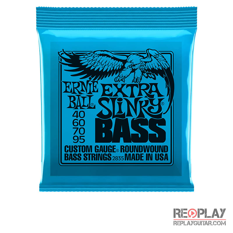 Ernie Ball Extra Slinky Nickel Wound, Electric Bass Strings | Reverb