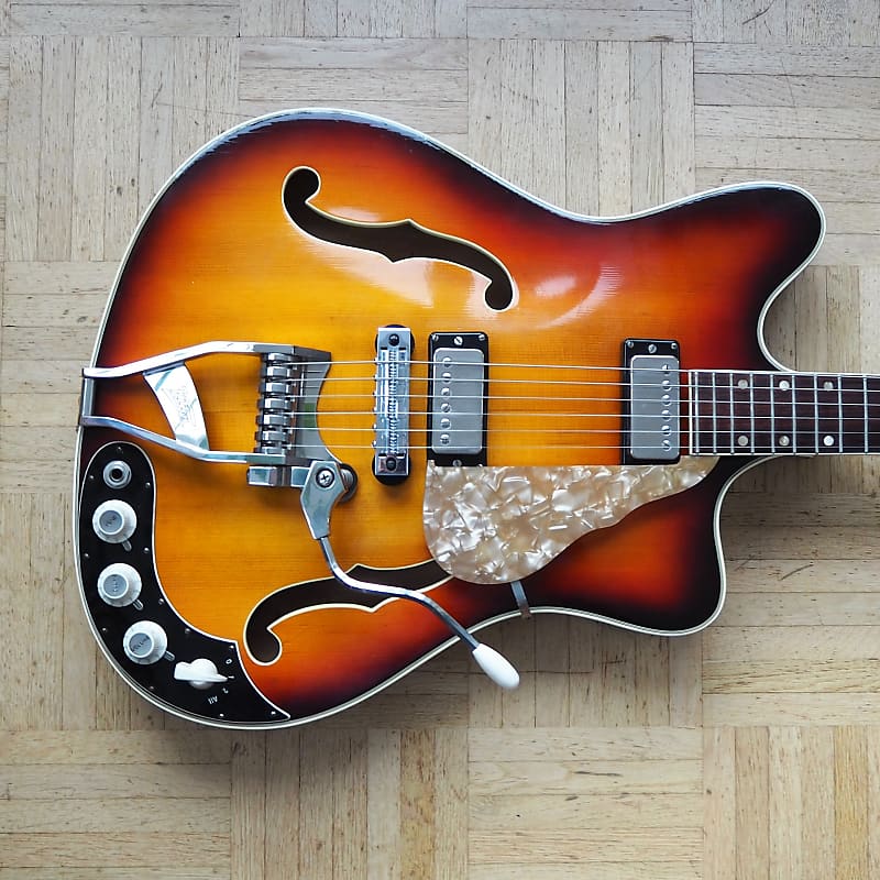 Klira 177 (II) "Sir" thinline guitar ~1965 made in West | Reverb