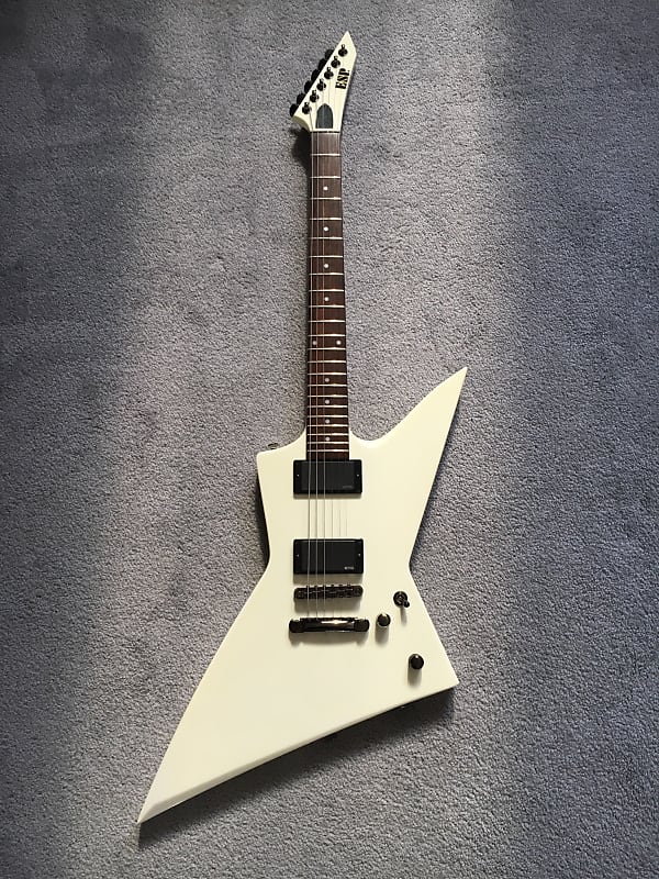 ESP EX standard 2009 White Explorer | Reverb