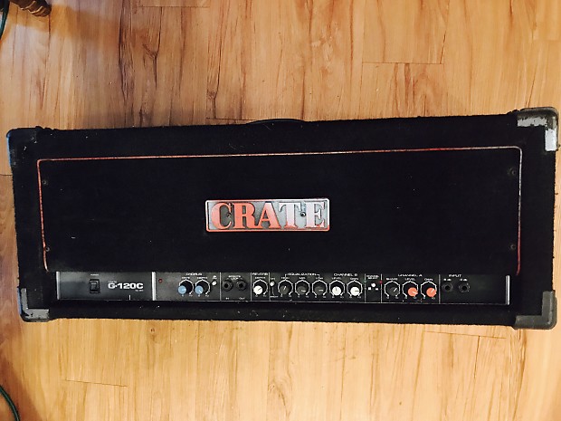 Crate G120C Solid State 120W Stereo Head | Reverb