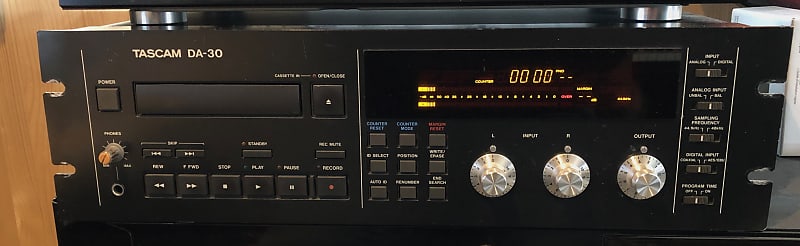 TASCAM DA-30 1990's - Black | Reverb