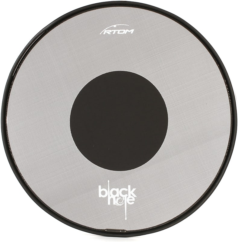 RTOM Black Hole Snap-on Mesh Practice Pad - 18" (5-pack) | Reverb