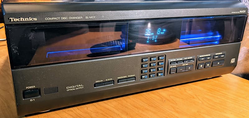 Technics SL-MC7 CD Changer Player Black | Reverb