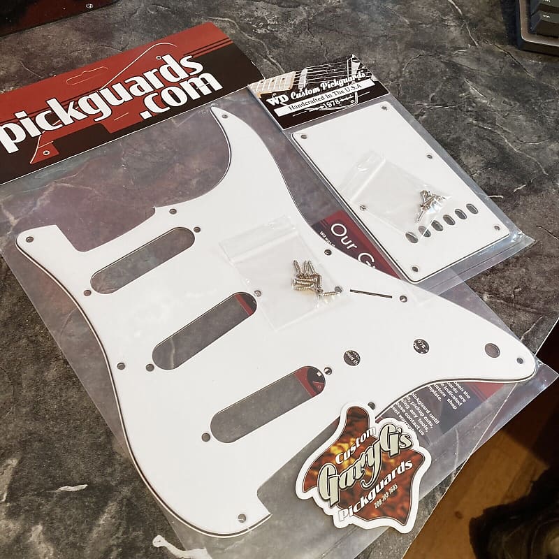 White 3 Ply Stevie Ray Vaughan SRV Stratocaster | Reverb