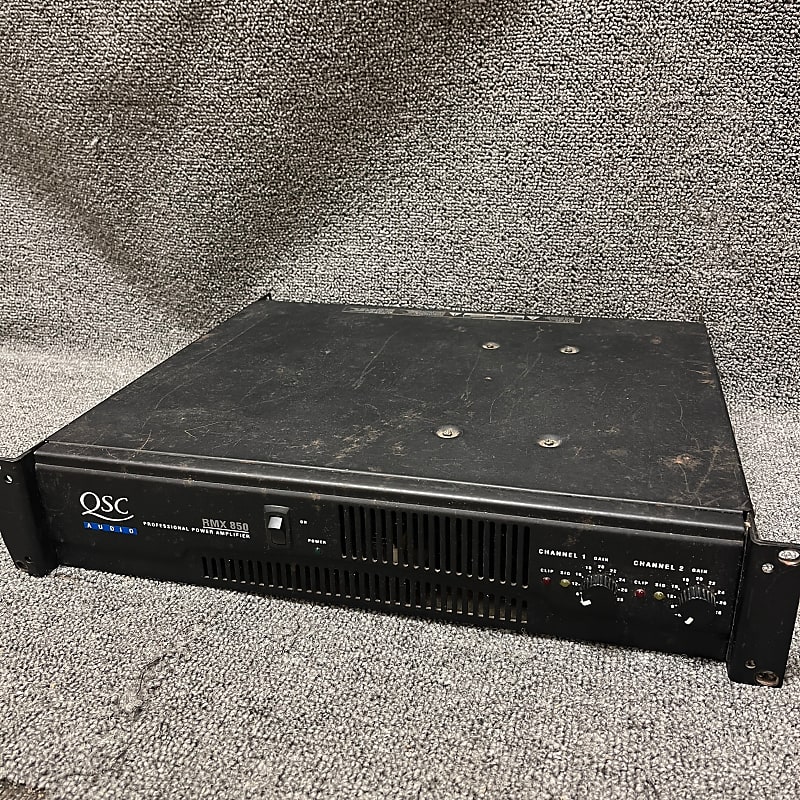 QSC Audio RMX850 Power Amp w/ Power Cable | Reverb