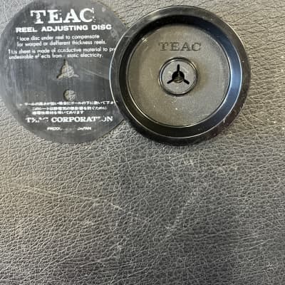 TEAC 1/4” 10.5 nab adapter and reel adjusting disc single | Reverb