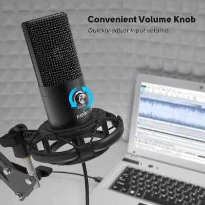 Universal Studio Recording Condenser USB Microphone with | Reverb