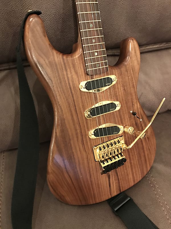 Warmoth Walnut neck/body Fender- licensed Stratocaster with | Reverb