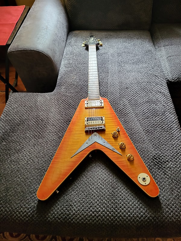 Thomas W. Rodriguez Vee 96 - Tangerine Burst | Reverb