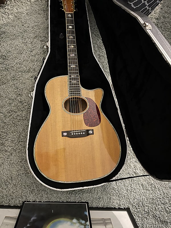 1993 E.A. Foley Custom Cutaway Acoustic Guitar Koa/Brazilian | Reverb