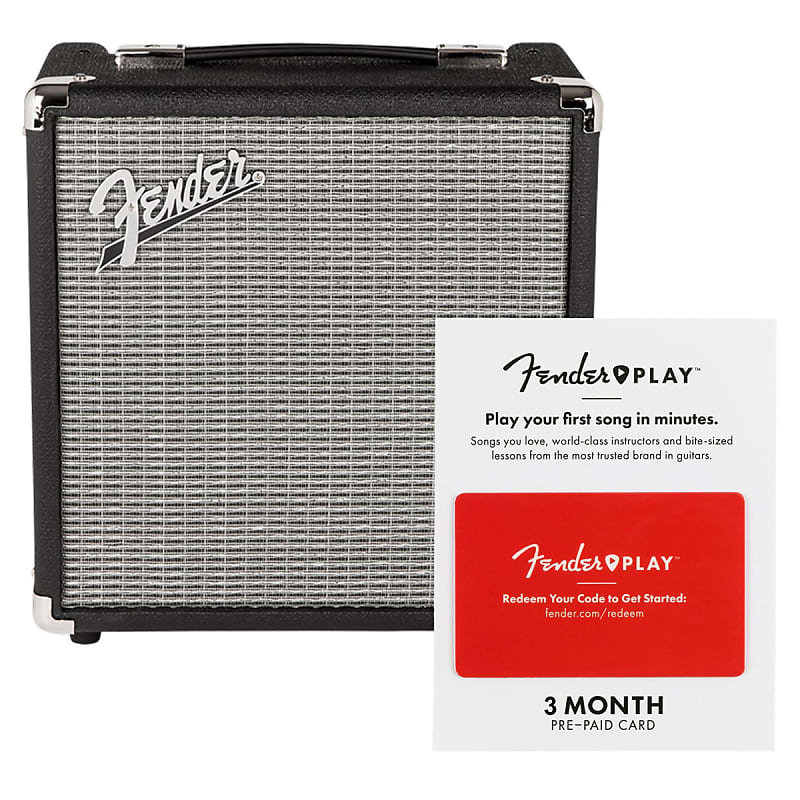 Fender Rumble 15 (V3) Bass Amplifier with 8" Speaker, | Reverb