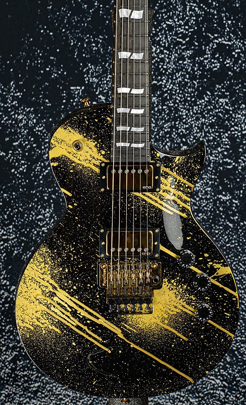 ESP USA Eclipse FR Gold Splatter | Reverb
