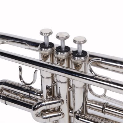 Glarry Brass Trumpet Bb with 7C Mouthpiece Silver | Reverb