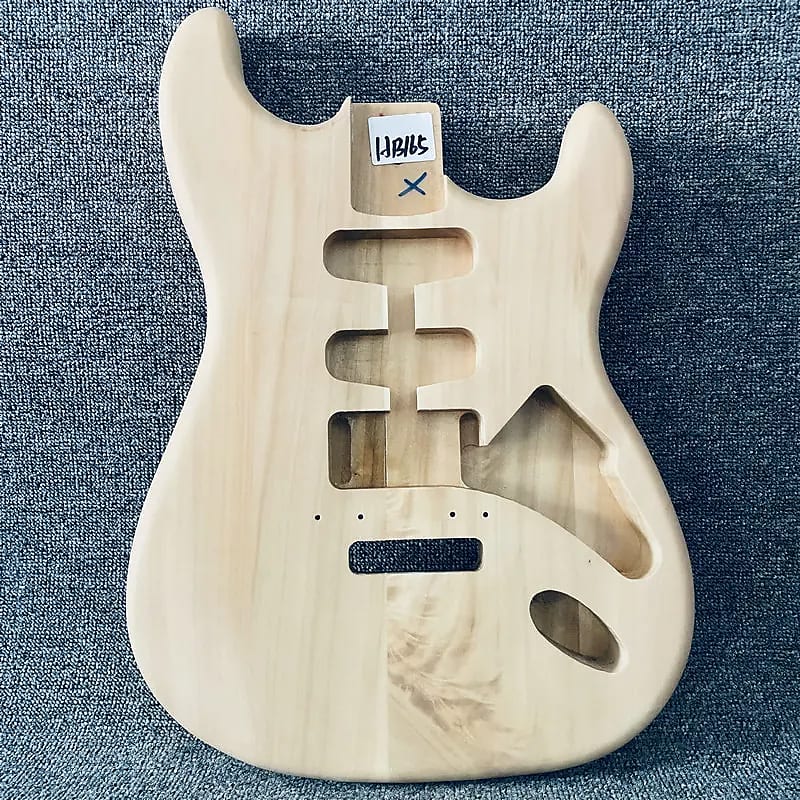 Solid Basswood HSS Guitar Stratocaster Strat Style Body | Reverb