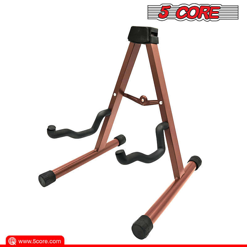 5 Core Guitar Stands Floor Adjustable Width Universal A Frame | Reverb