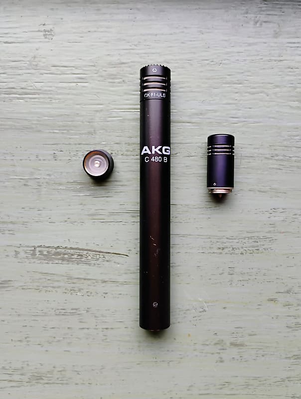 AKG C480 w/ck61 cardiod cap and ck22 Omni cap w/a60 adapter | Reverb