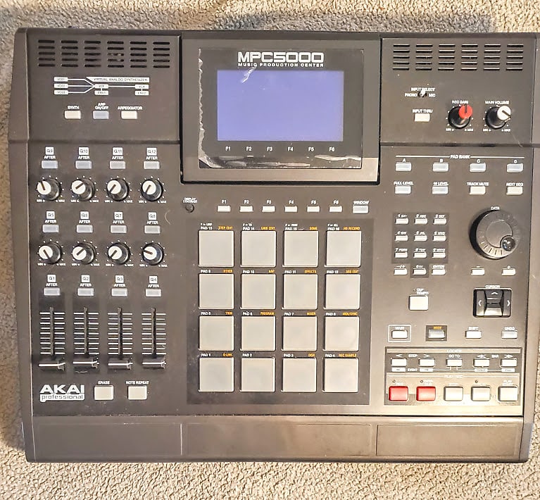Akai MPC 5000 Music Control Center MINT | Reverb