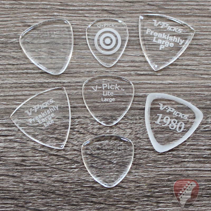 V-Picks 7-Piece Mandolin Starter Pack of Custom Picks | Reverb