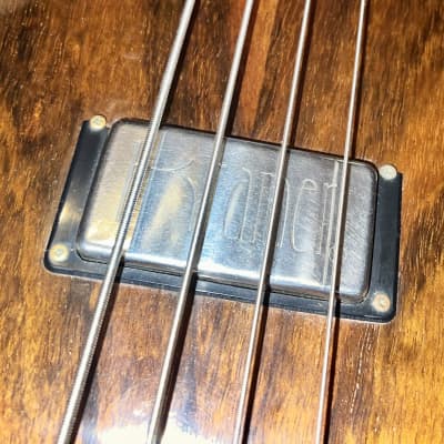 Vintage Kramer 350B 1976 Bass Guitar Flamed Walnut | Reverb