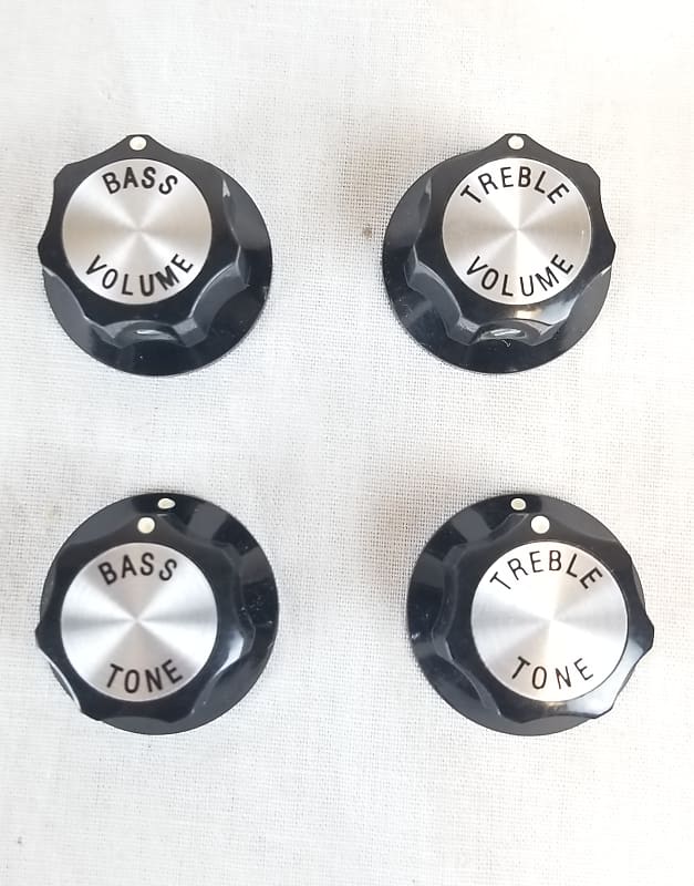 Rickenbacker 03570 Knobs Bass Standard Set of 4 | Reverb