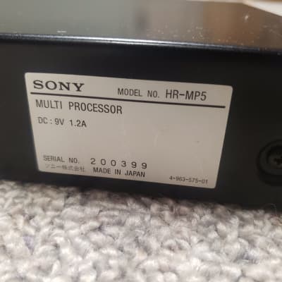 Sony HR-MP5 Multi Effect Instrument Processor Half Rack | Reverb