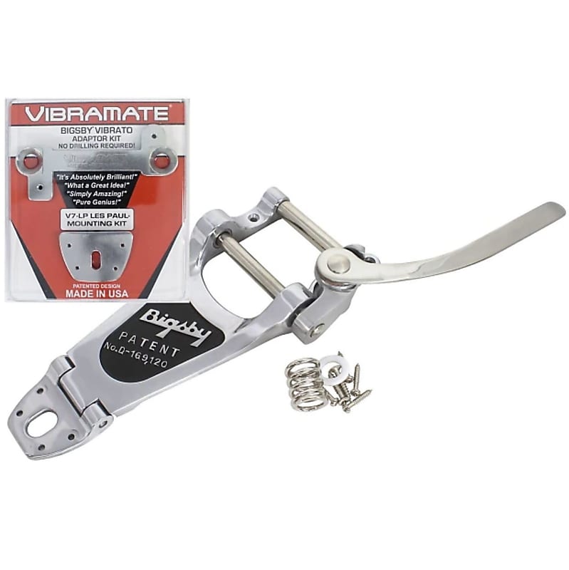 Bigsby B7 & Vibramate V7 -LP Vibrato Tremolo Tailpiece | Reverb