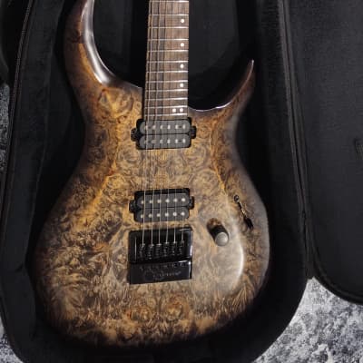 Kiesel AJ6E Andy James Crescent Signature 2021 Burled Maple | Reverb